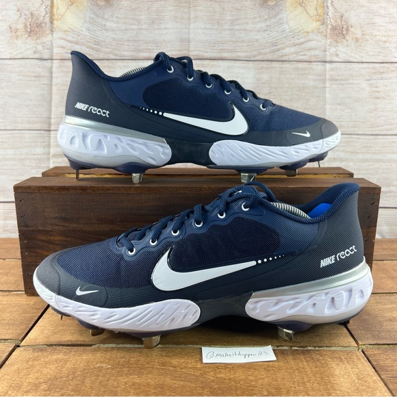 Nike | Shoes | Nike Alpha Huarache Elite 3 Low Baseball Cleats Navy ...